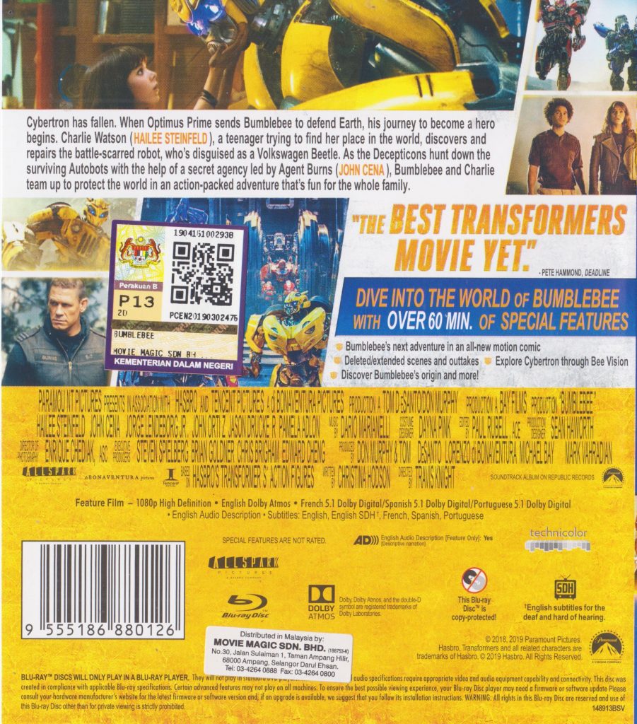 Bumblebee (Blu-ray) - Speedy Video